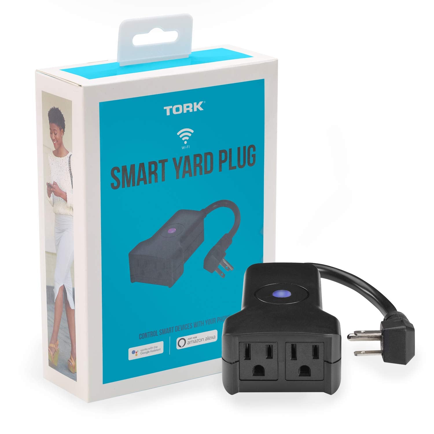 Remote Controlled Outdoor Power: TORK Wi-Fi Dual Receptacle – GearMustHave