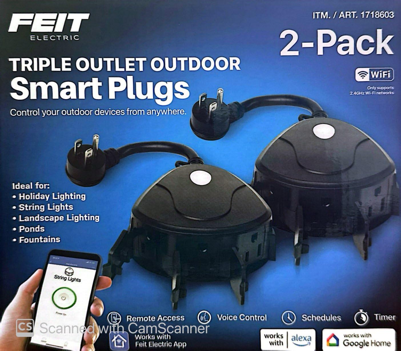 Feit Smart Outdoor Plugs 2-Pack - Control Anywhere – GearMustHave