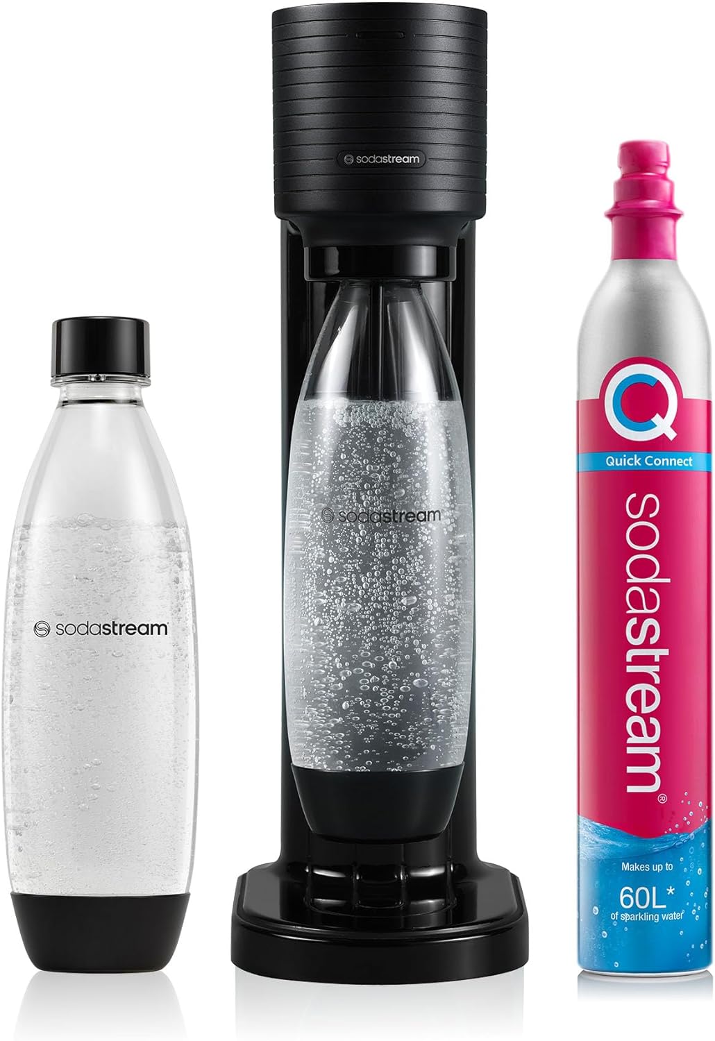 SodaStream Gaia Black: Effortlessly Make Sparkling Water! – GearMustHave