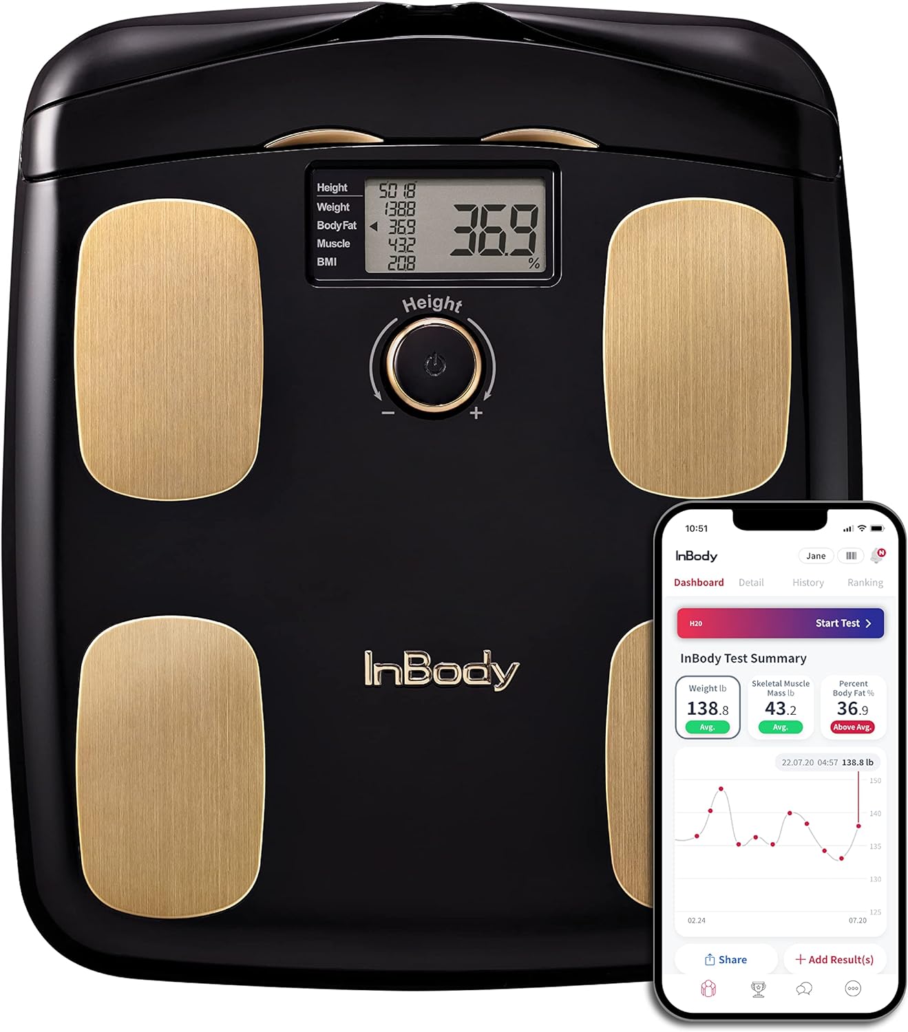 InBody Dial H20: Body Fat, Muscle Mass Tracker – GearMustHave