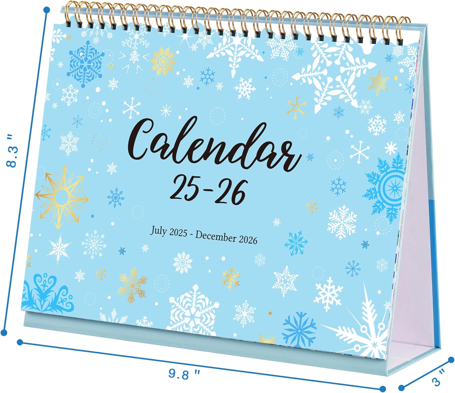 Artfan Standing Flip Desk Calendar 2025-2026 - 12 Themes! – GearMustHave