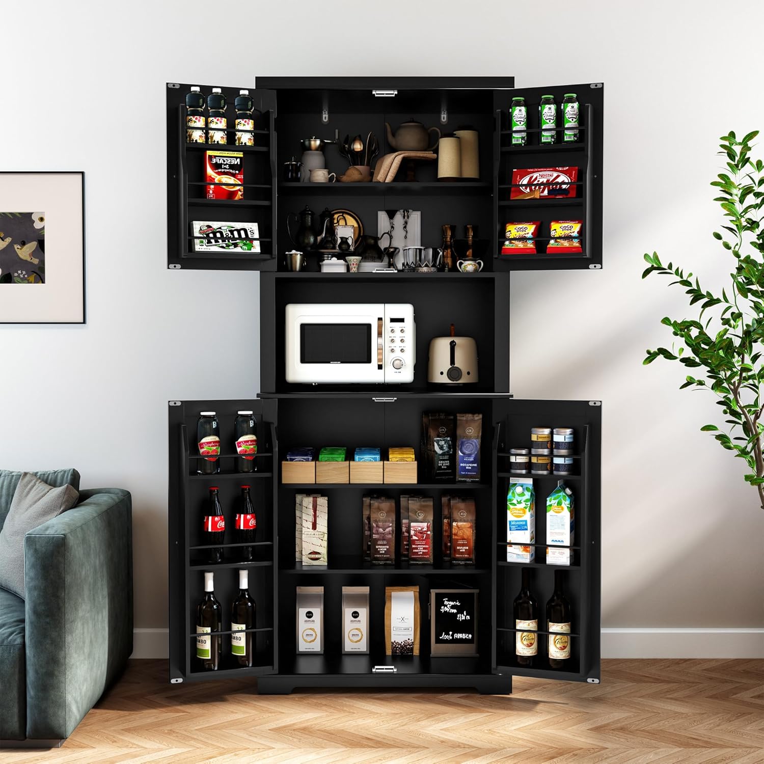 Freestanding Kitchen Pantry Cabinet: Ultimate Storage Solution – GearMustHave