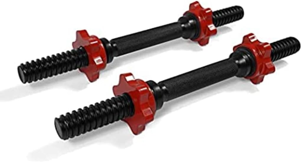Yes4All Dumbbell Handles: Chrome/Rubber Grip for Plate Fit – GearMustHave