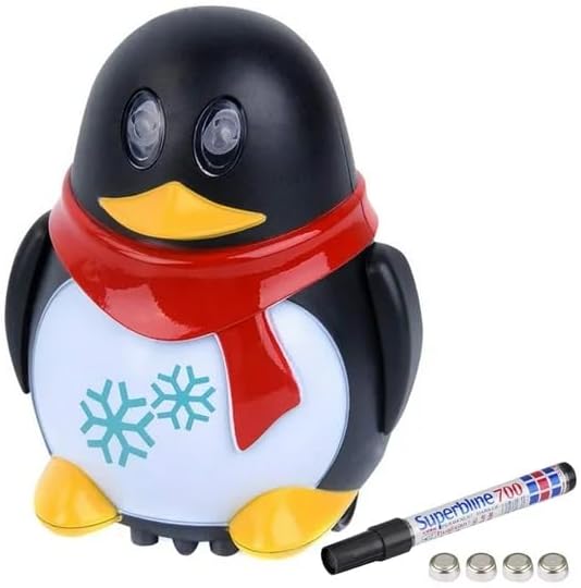 Interactive Penguin Robot: Follows Line with LED – GearMustHave