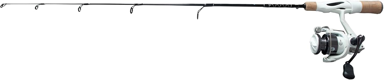 Nordic Legend Carbon Ice Fishing Combo - Ultra Sensitive Pole & Reel S ...