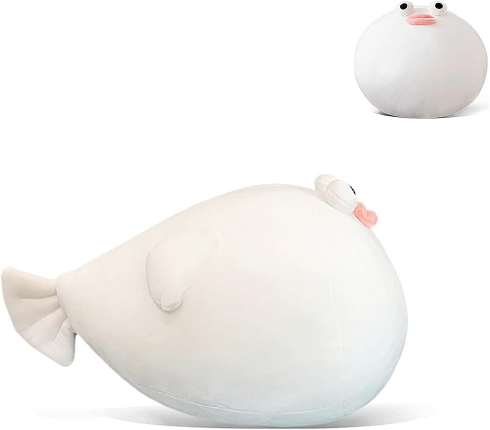 Large Puffer Fish Plush - Soft & Huggable - 19.6 inch Stuffed Animal ...