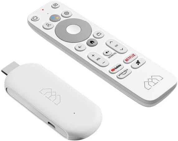 XGIMI White Streaming Dongle: Access Netflix, HBO Max & Disney Plus ...