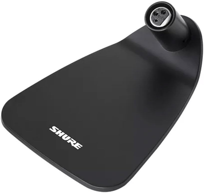 Shure CVD Desktop Base - Black, Attached XLR Cable – GearMustHave