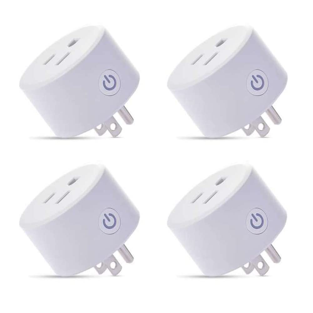 Voice-Controlled Smart Plugs 4-Pack by Sparkleiot – GearMustHave