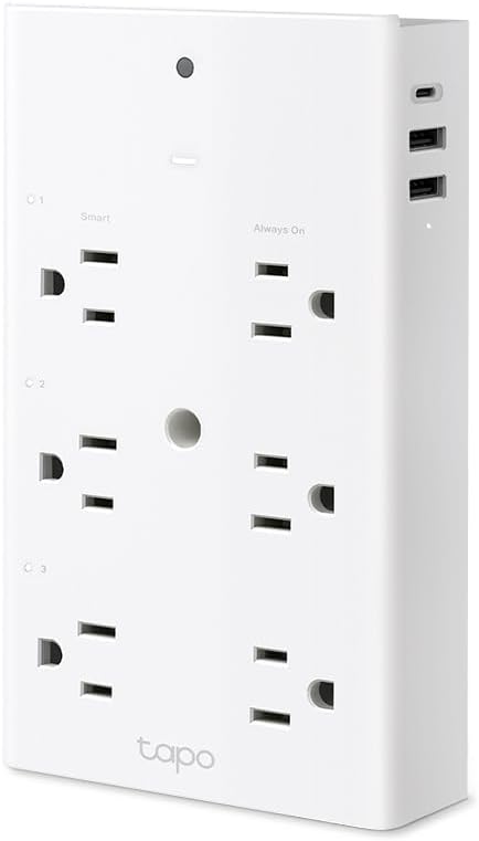 TP-Link Tapo Smart Plug: 3 Outlets + Fast USB-C Charging – GearMustHave