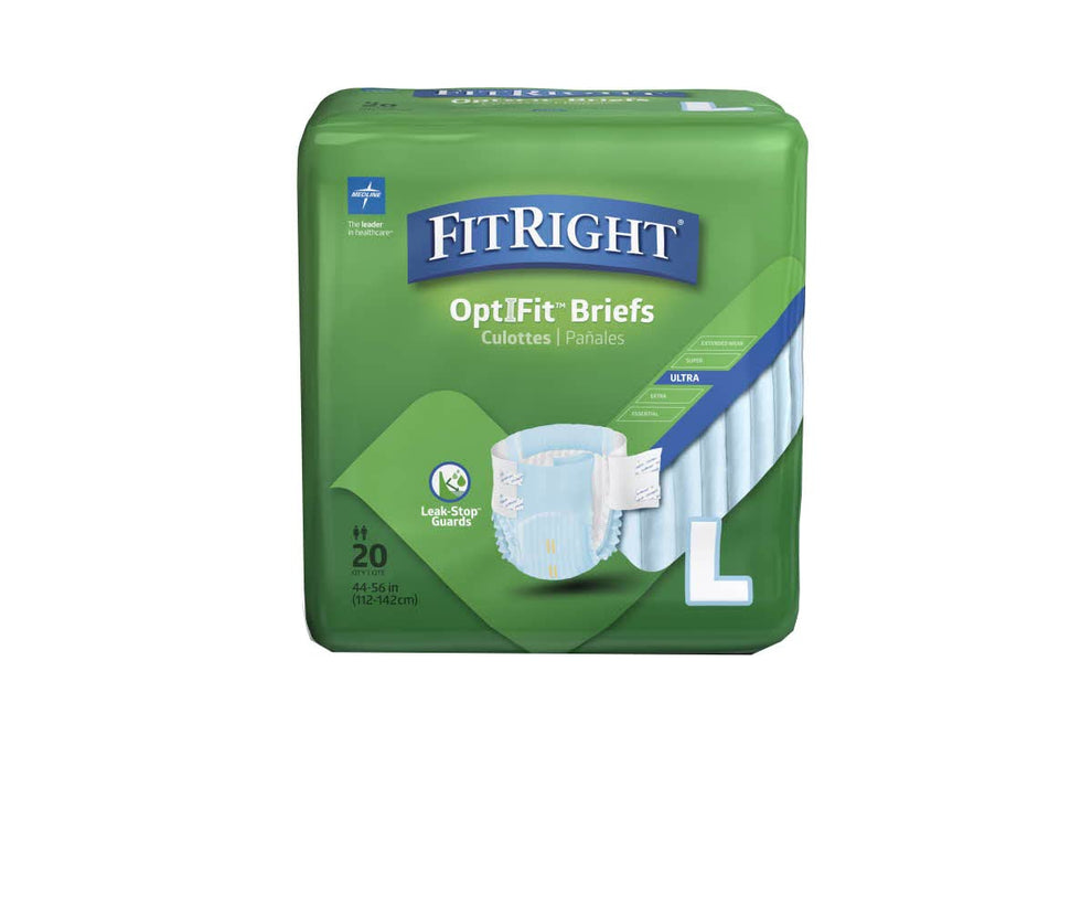 Medline Ultra Absorbent Incontinence Diapers - Heavy Absorbency ...