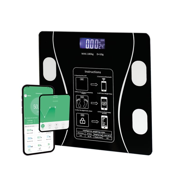 Smart Scale Body Composition Monitor - 18 Apps, 400 lbs – GearMustHave