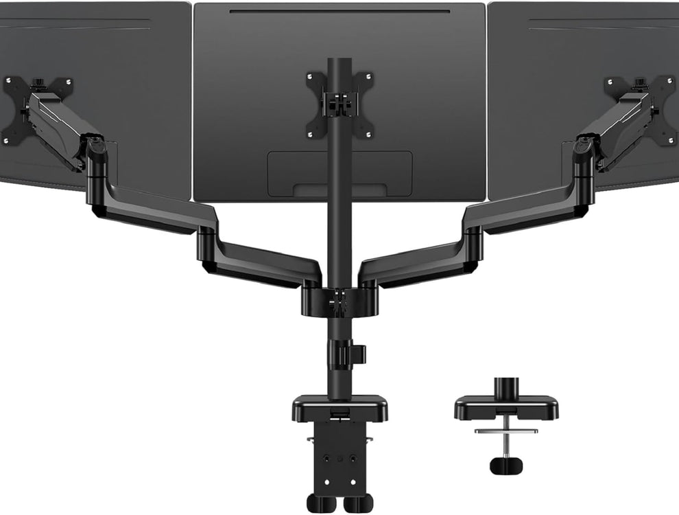 Maximize Workspace: MOUNTUP Triple Monitor Mount – GearMustHave