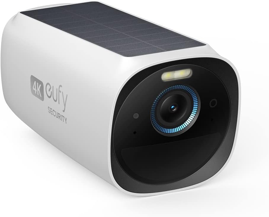 4K Solar Outdoor Cam with AI & Spotlight – GearMustHave