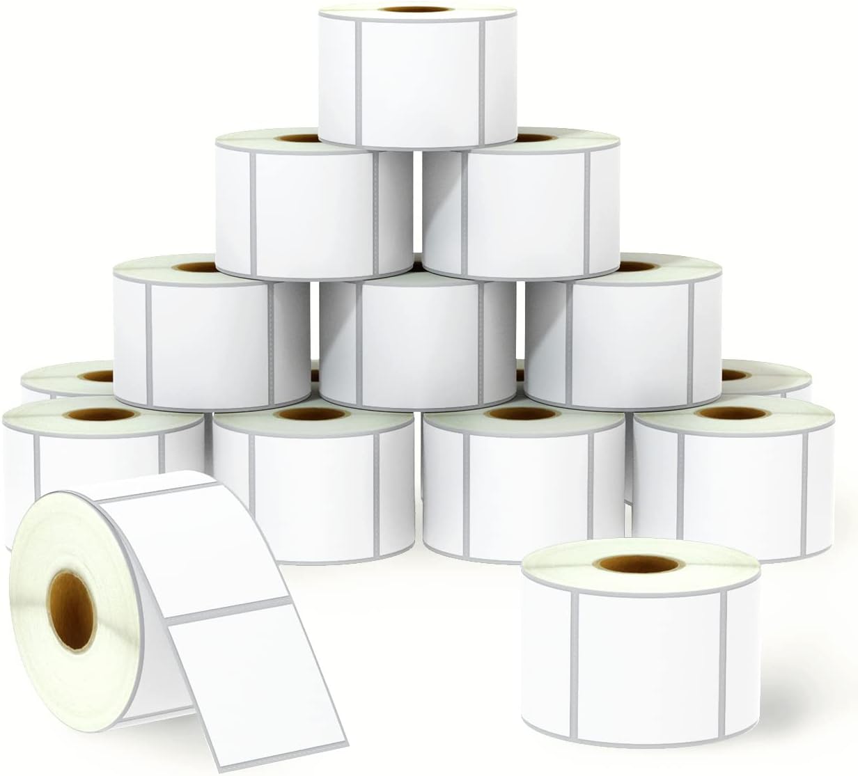 Premium 2x2 Square Labels for Zebra & Rollo Printers - 16 Rolls, 12000 ...