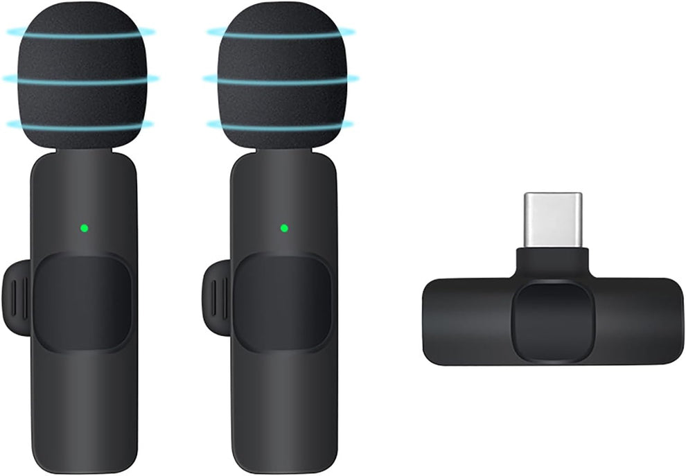 Wireless Lapel Mics: Ultra-Low Delay, Noise Reduction, 4H Recording ...