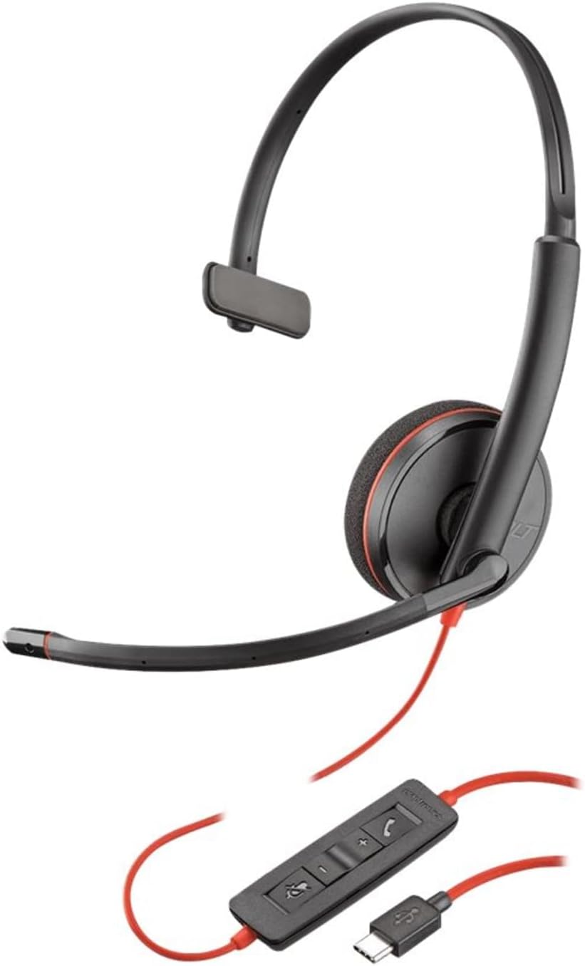 Plantronics 3200 Series UC Headset: USB-C Connectivity – GearMustHave