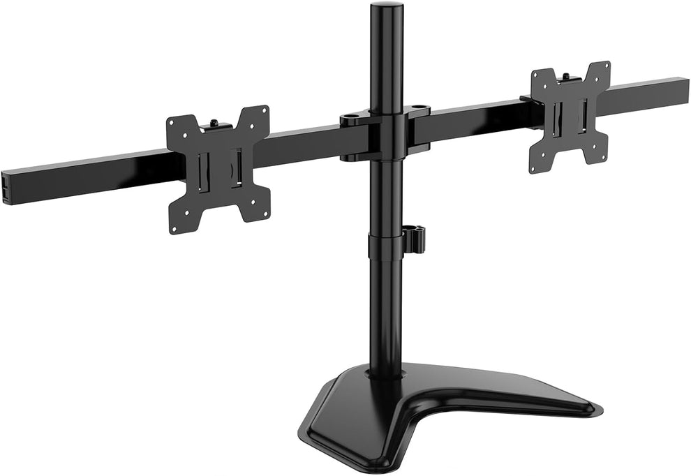 WALI Dual Monitor Stand - Fully Adjustable, 32-inch Wide Screen Displa ...