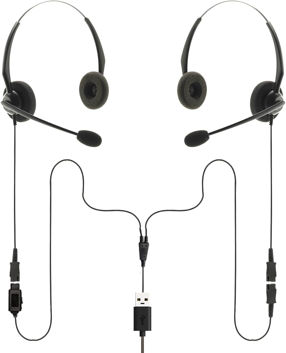 Binaural Noise Cancelling Headset Splitter Bundle – GearMustHave