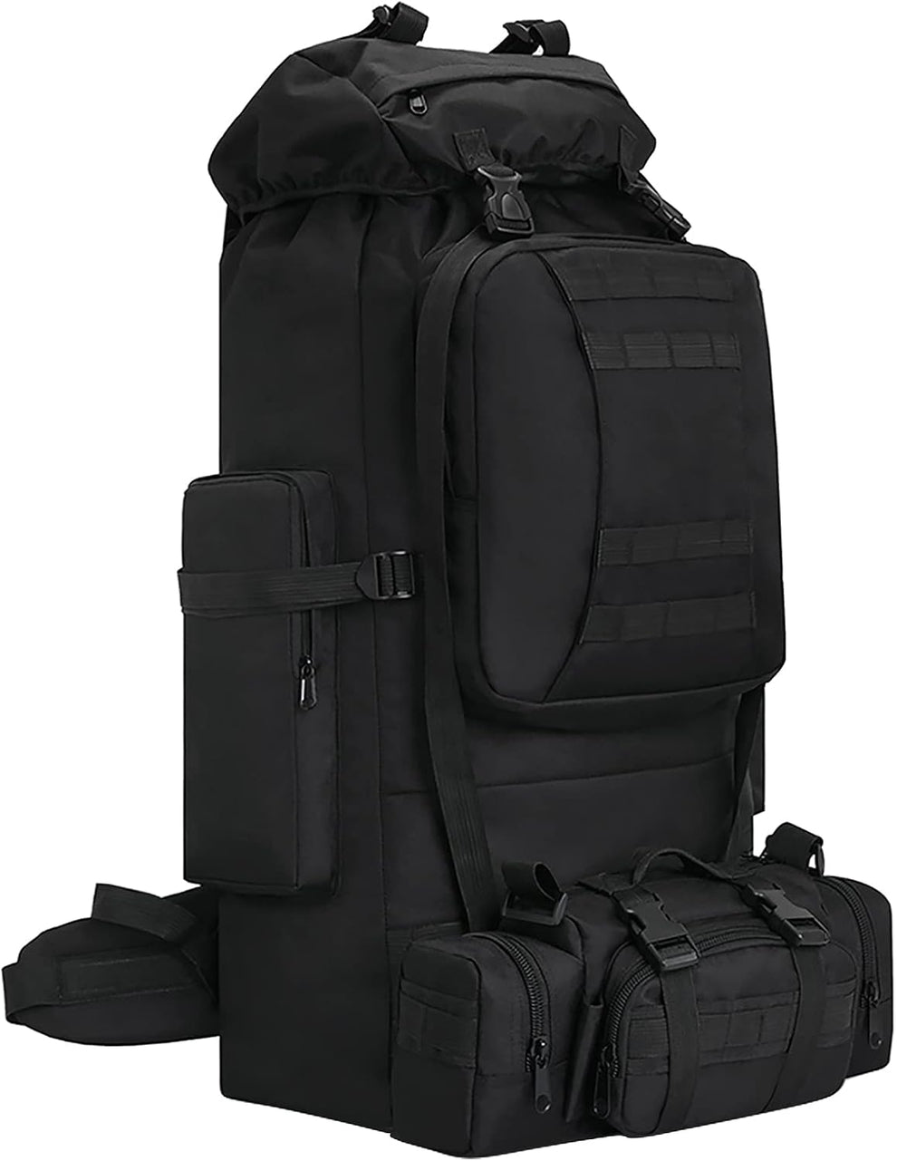 Waterproof Lightweight Tactical Backpack - 100L Black – GearMustHave
