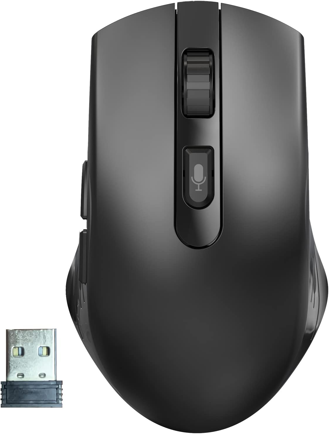 DOSMONO AI Smart Voice Mouse - Wireless Ergonomic 6-Button, Voice Typi ...