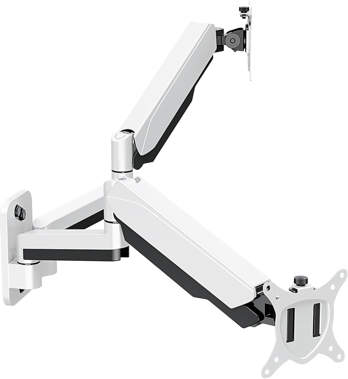 Adjustable Gas Spring Dual Monitor Wall Mount by MOUNT PRO – GearMustHave