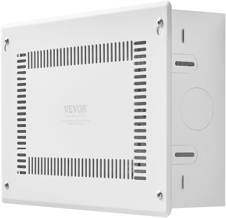 VEVOR 9-Inch Recessed Media Box - Wall-Mount Cable Management ...