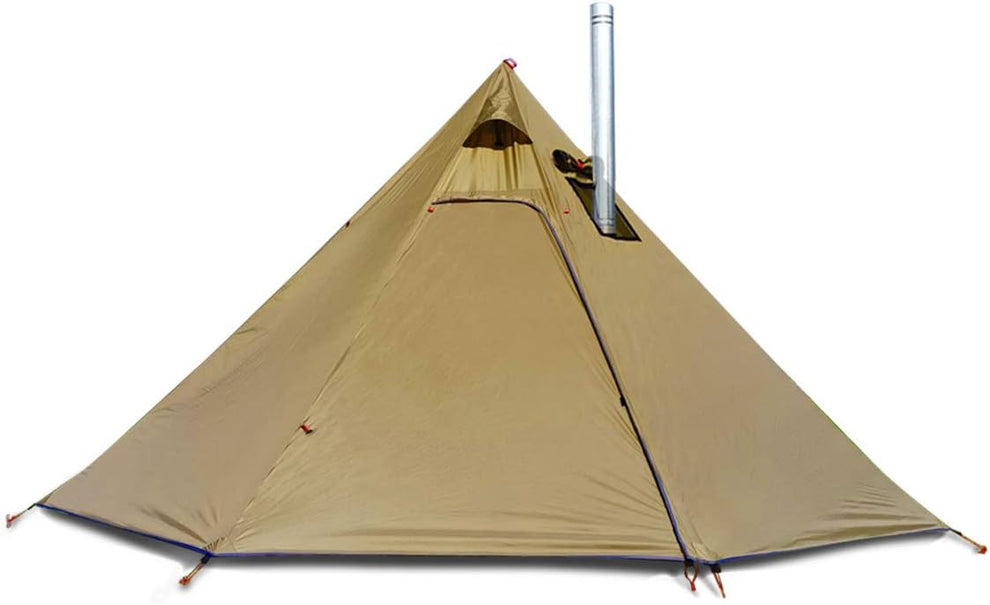 Spacious 4 Person Tipi Tent - Perfect for All Seasons! – GearMustHave