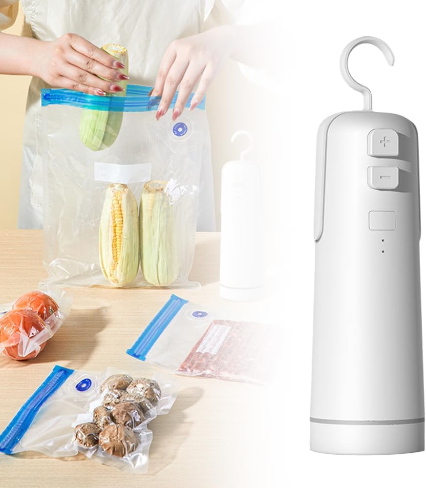 Compact Vacuum Sealer: Seal & Store Food Easily! – GearMustHave