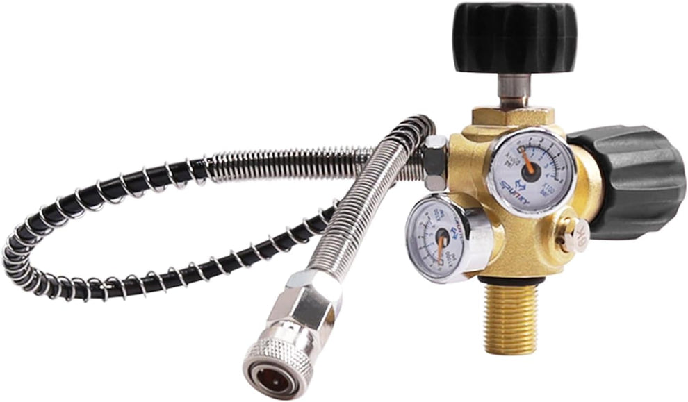 High Pressure Scuba Adapter with Gauge by Owfeel – GearMustHave