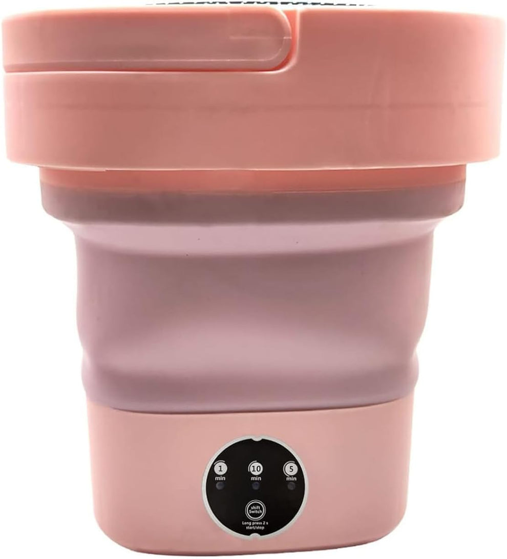 Compact Pink Front Load Mini Washer - 11L Capacity – GearMustHave