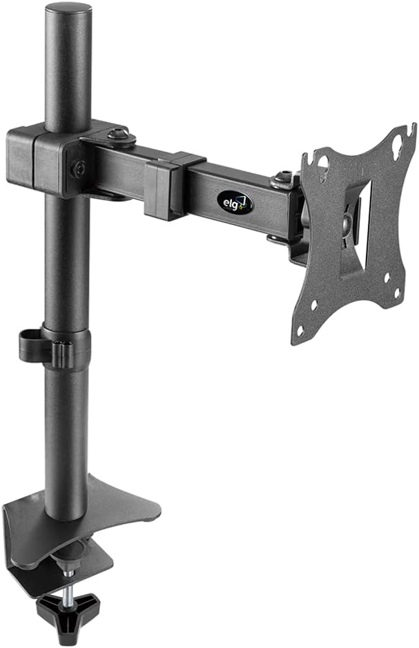 ELG Full Motion Monitor Desk Mount - Height Adjustable for Ultimate Co ...