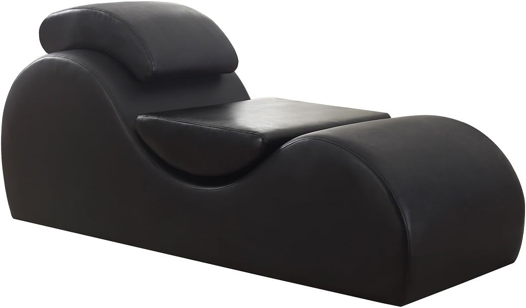 Yoga Collection Curved Chaise Lounge Chair - Ultimate Comfort ...