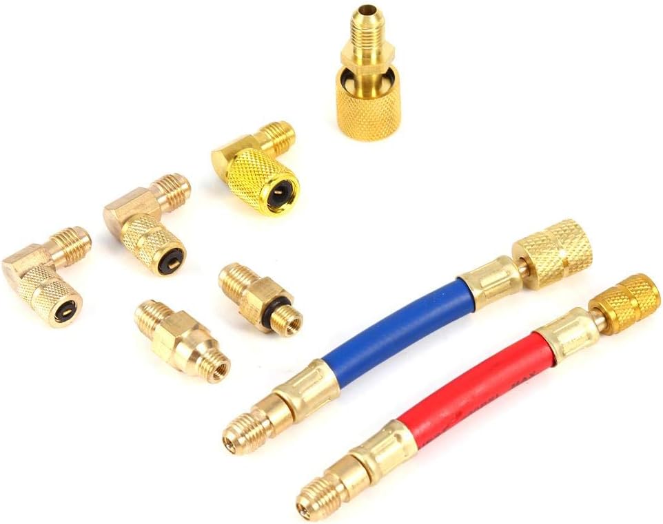 Tbest Air Conditioning Adapter Kit - Quick Refrigerant Conversion ...