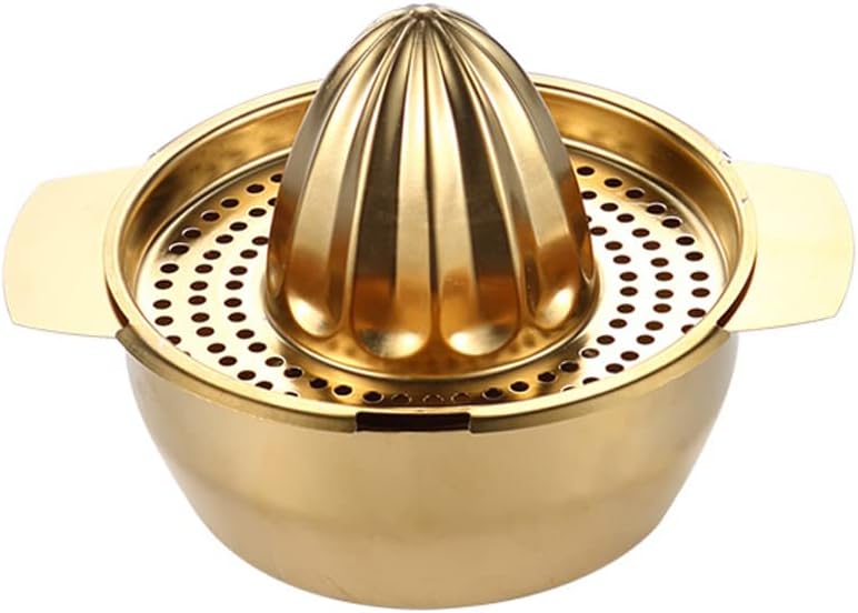 Effortlessly Extract Juice - Stainless Steel Lemon Squeezer (Gold ...