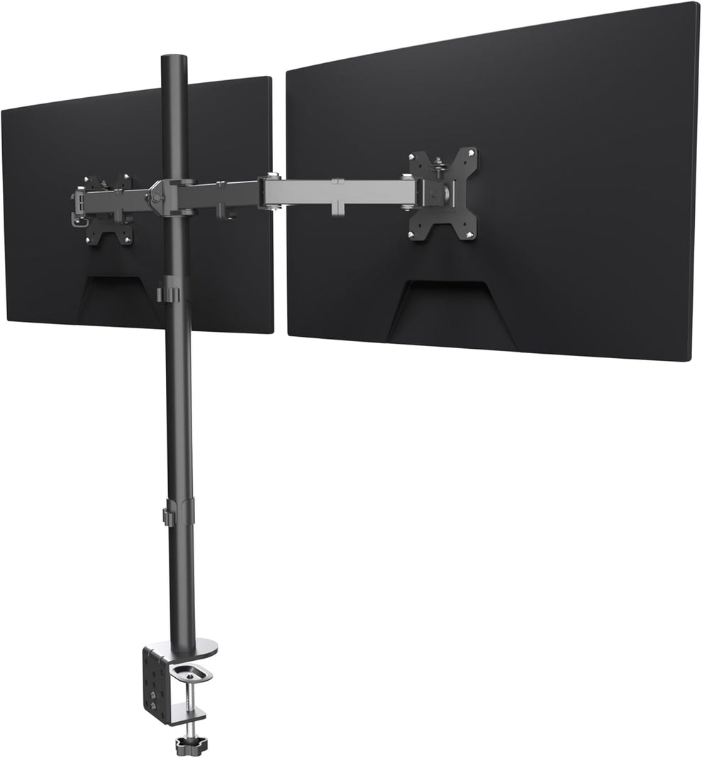 Suptek Dual Monitor Desk Mount - Space-Saving Adjustable Stand ...