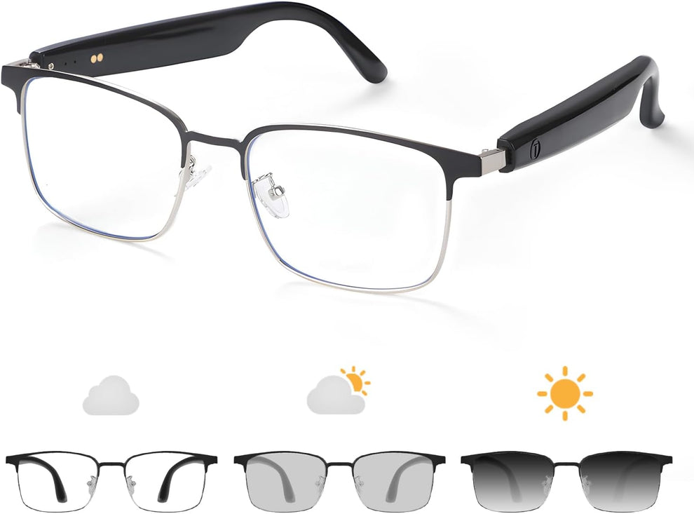 Color-Changing Bluetooth Smart Glasses: Fashionable & Functional ...