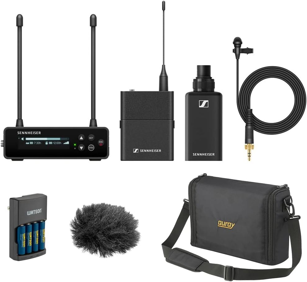 Sennheiser Wireless Mic Bundle with Accessories – GearMustHave
