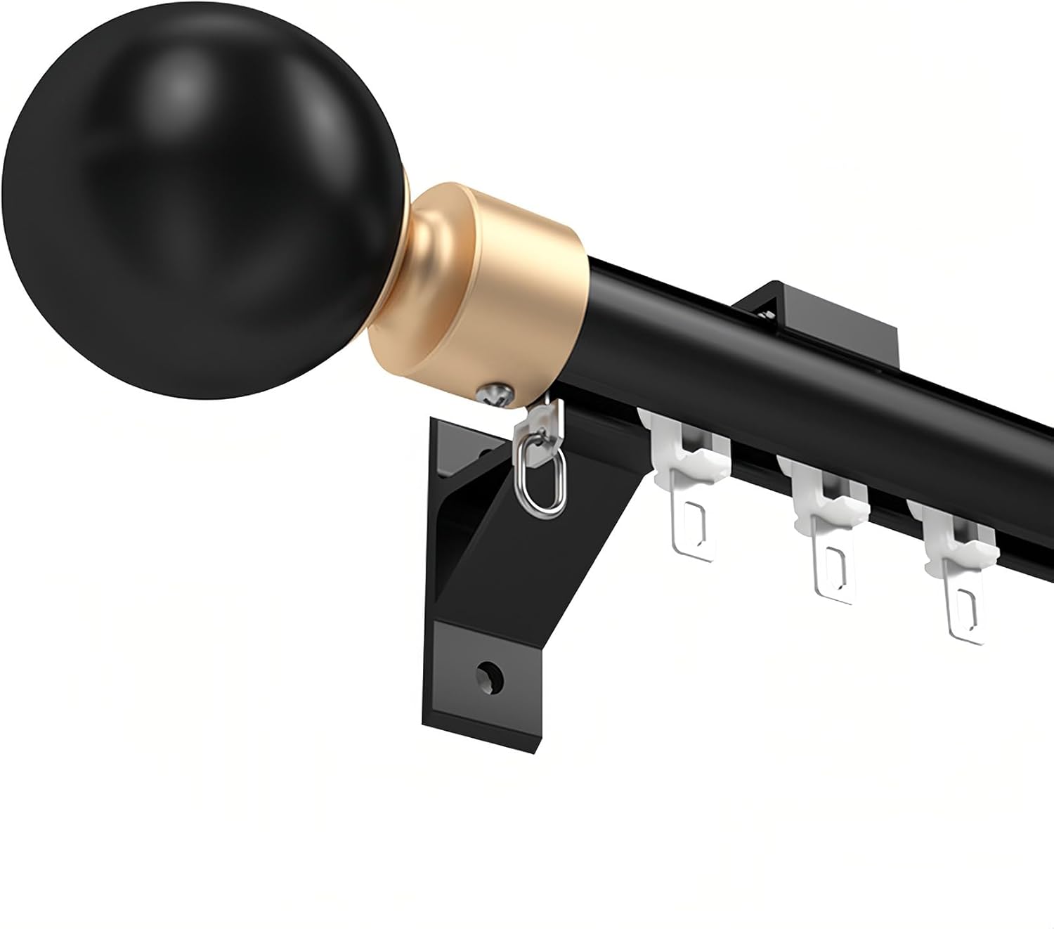 Roman Curtain System - Heavy Duty Black Track – GearMustHave