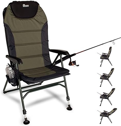 Ultimate 4-Position Camp Chair - Adjustable Legs & Head Pillow ...