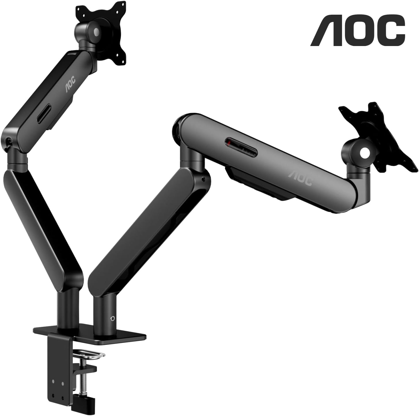 AOC Dual Monitor Desk Mount - Full Adjustable Swivel Stand – GearMustHave