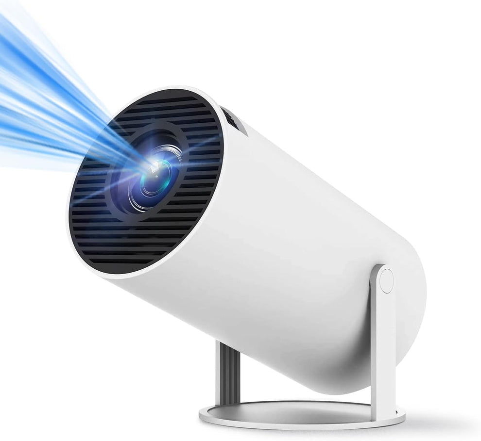 Portable 4K Mini Projector with Screen Mirroring & Keystone Correction ...