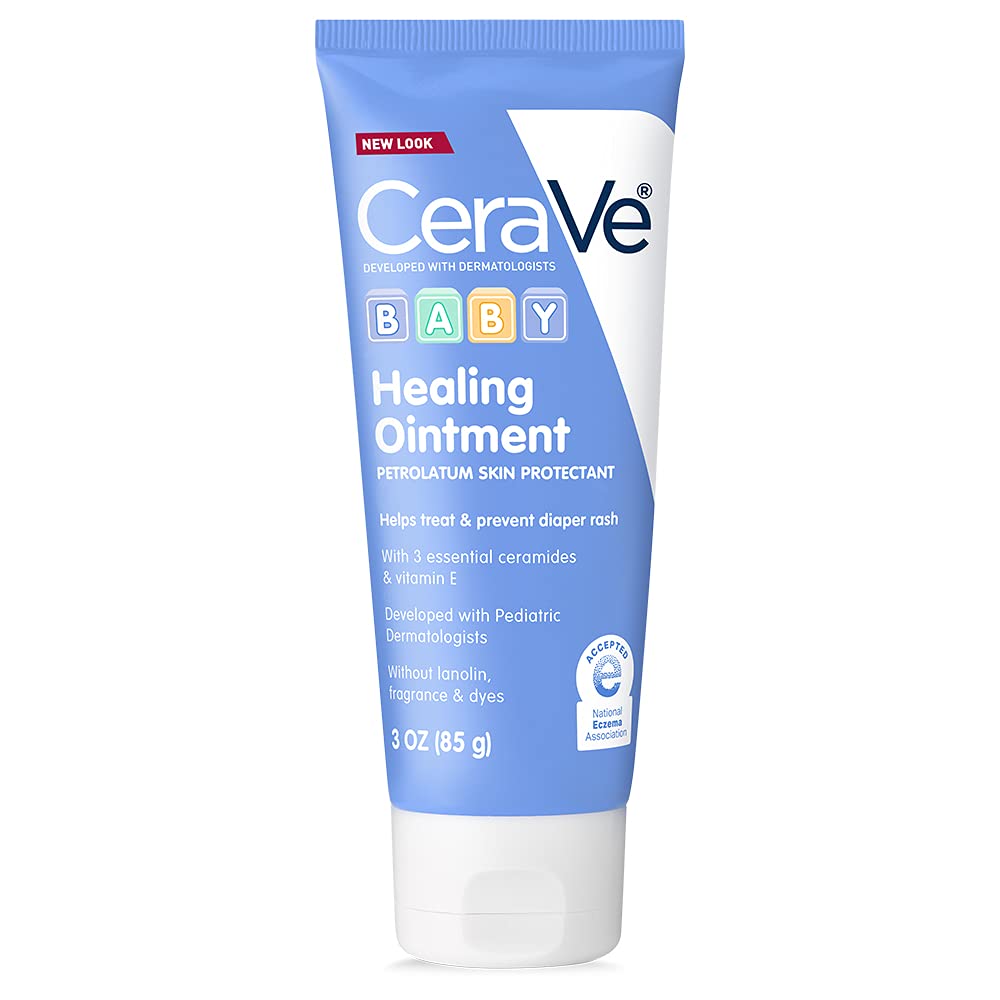 CeraVe Baby Diaper Rash Cream, Ceramides & Vitamin E for Healing ...