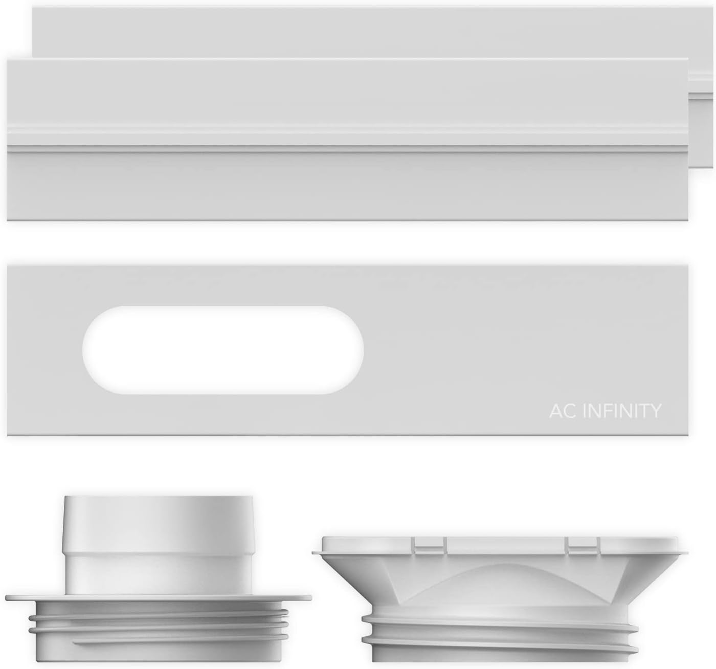 AC Infinity Window Duct Kit: Universal Vent Port for Inline Fans ...