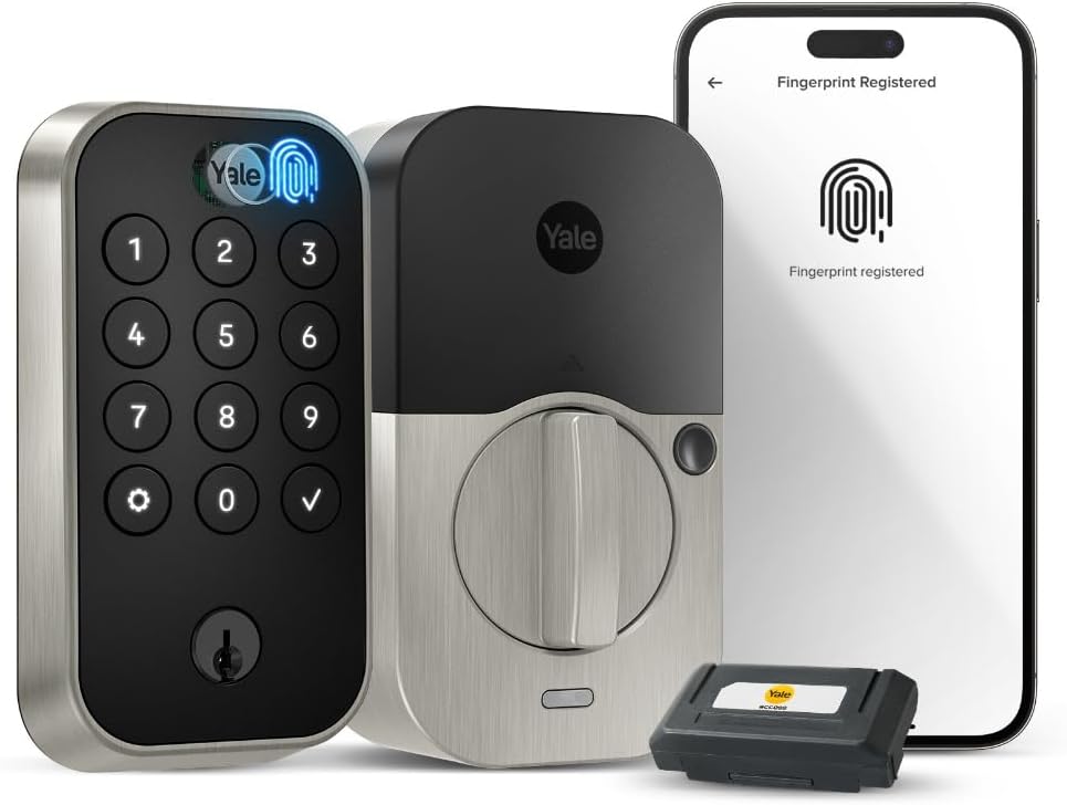 Yale Assure Touch Deadbolt with Wi-Fi & Fingerprint Scan – GearMustHave