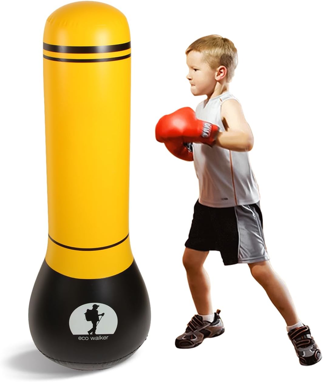Ultimate Energy Release: Inflatable Kids Punching Bag Set – GearMustHave