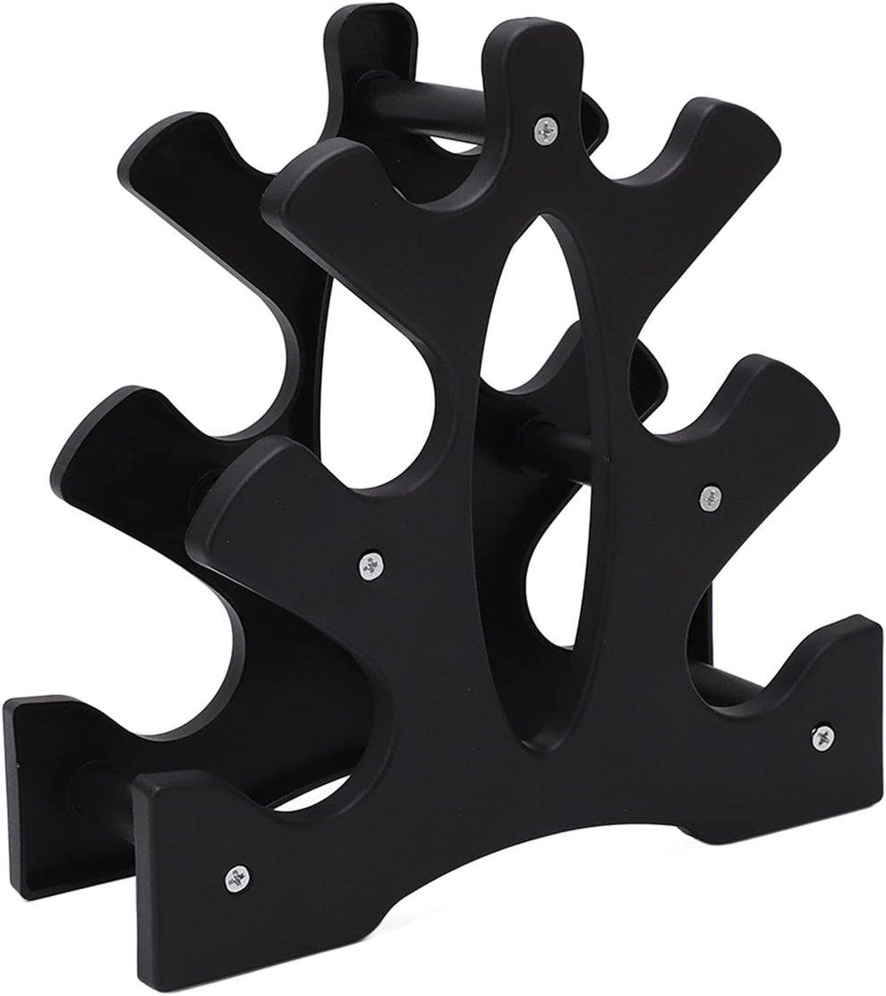 Compact 3 Tier Dumbbell Rack 20kg Capacity Easy Assembly – GearMustHave