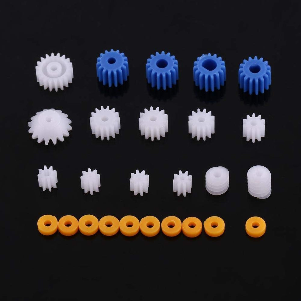 Yosoo Health Gear: 26pcs Small Plastic Gears DIY Motor Gear Set ...