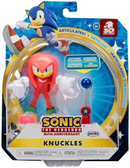 Collectible Knuckles Sonic Action Figure (30th Anniversary) – GearMustHave