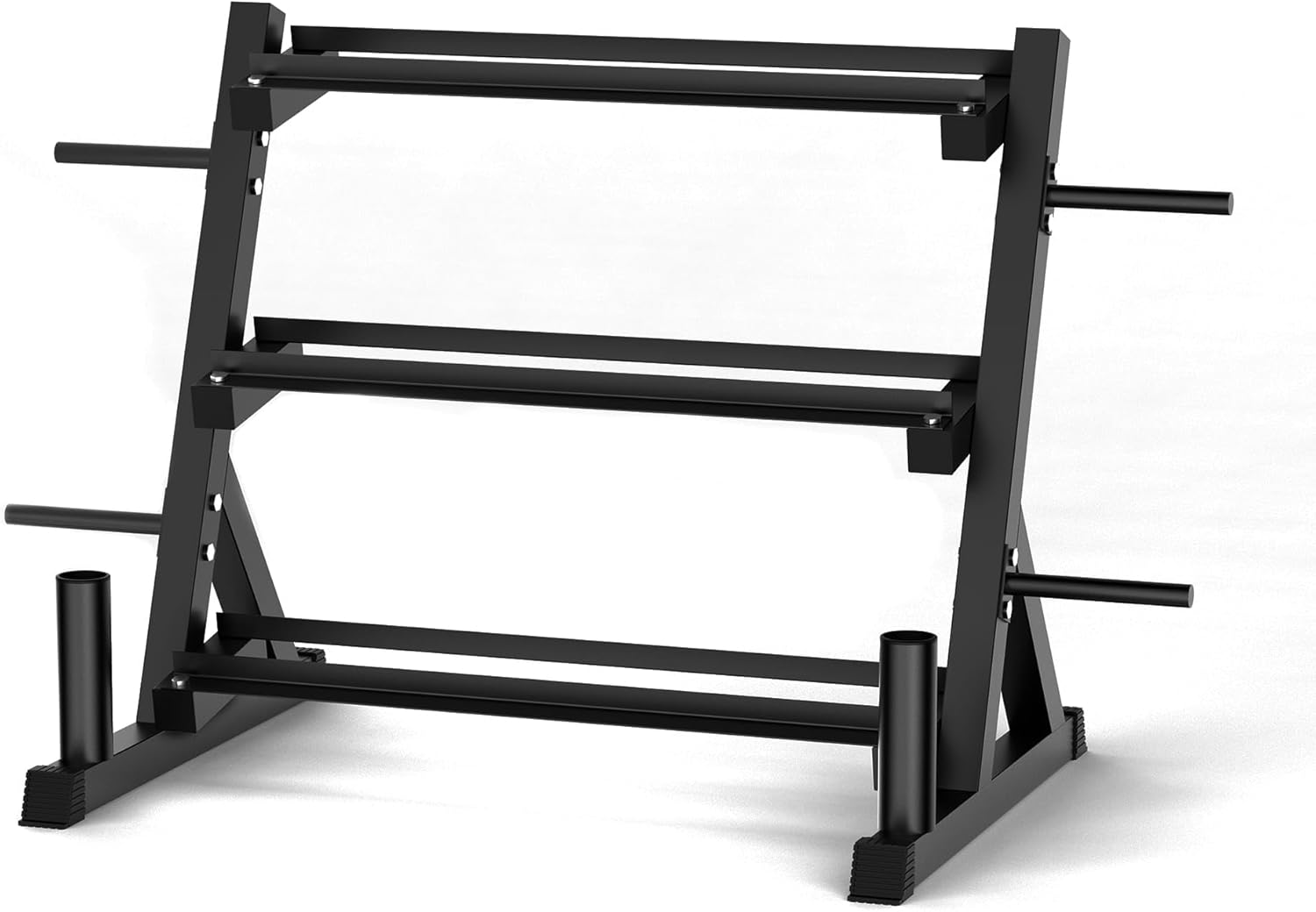 EVOLPOW 3-Tier Dumbbell Rack: Organize 5-75LB Weights! – GearMustHave